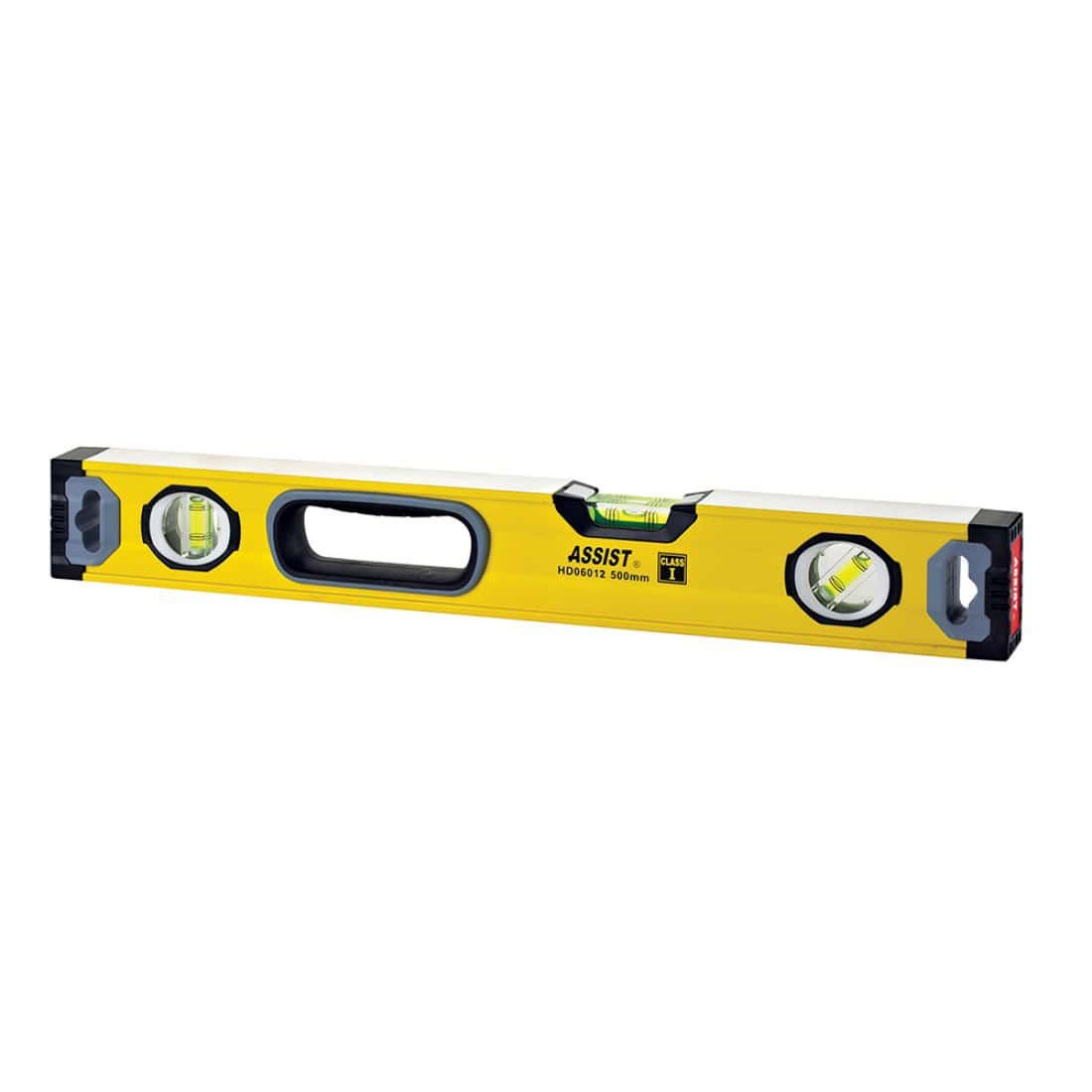 Magnetic aluminum spirit level 3 eyes Assist 120cm