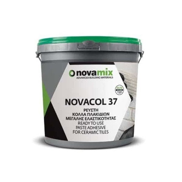 Ρευστή κόλλα πλακιδίων Novamix Novacol 37 D1TE 5kg λεύκη
